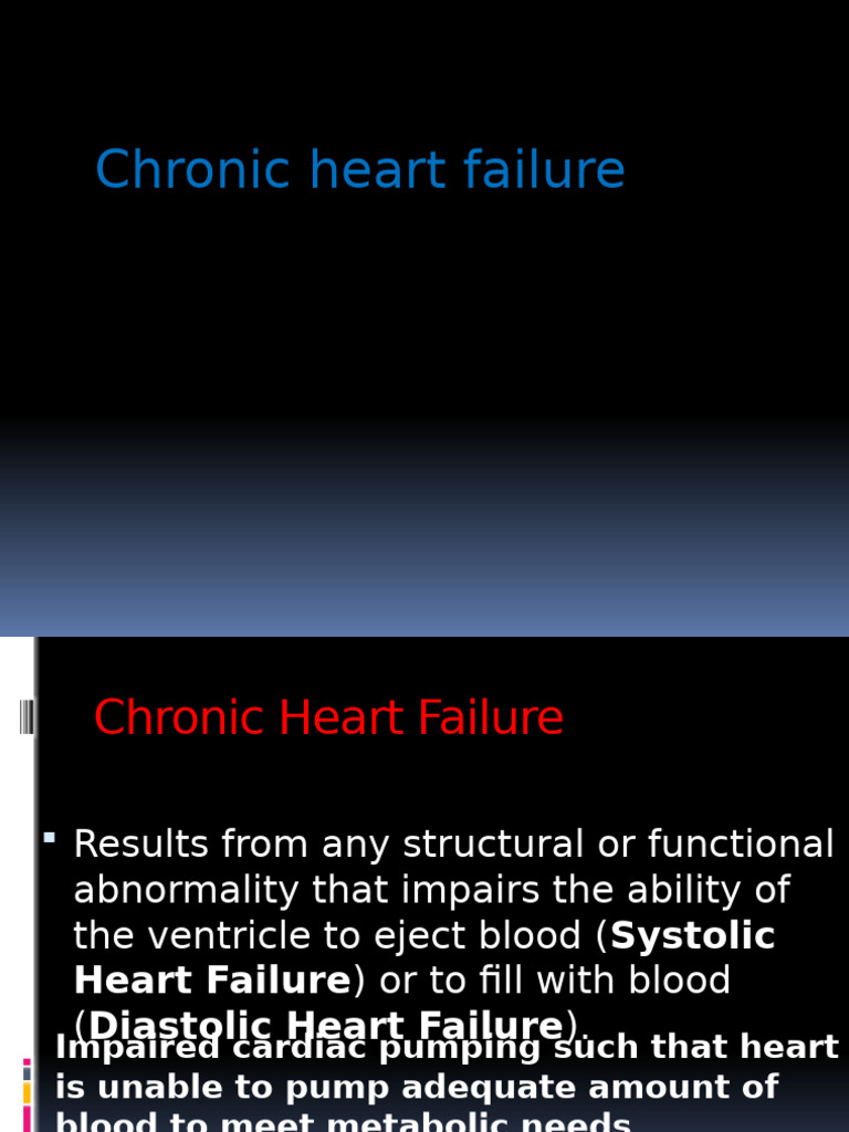 Chronic Heart Failure | PDF | Heart Failure | Heart