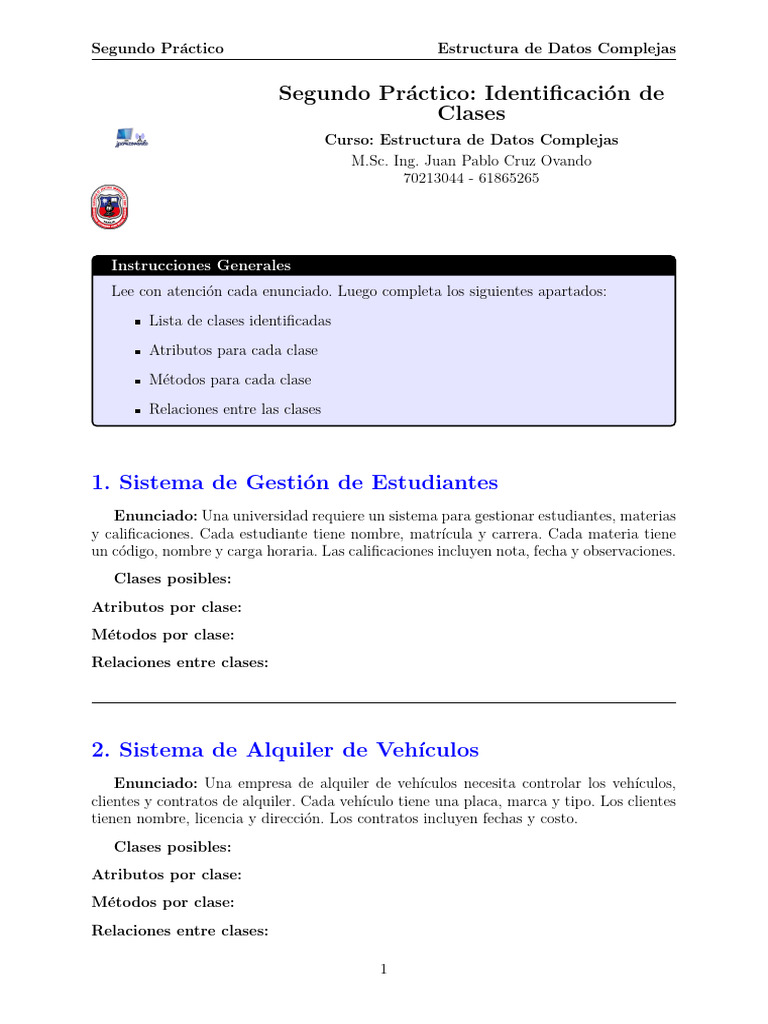 Práctico de Estructuras de Datos | PDF | Informática