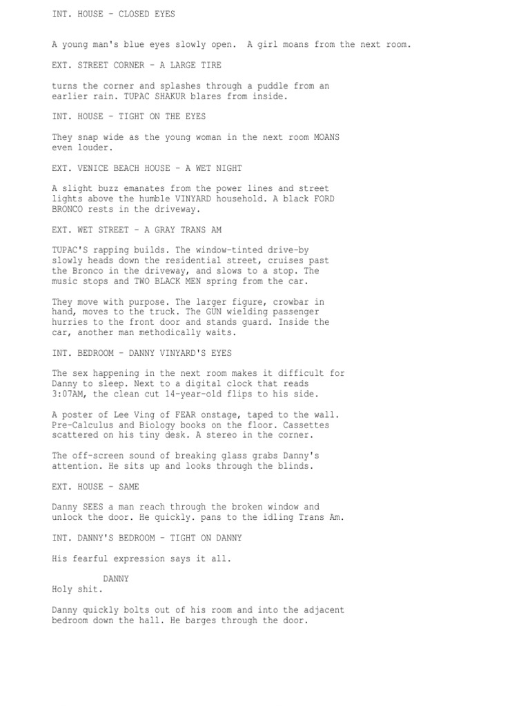 American History X Script | PDF