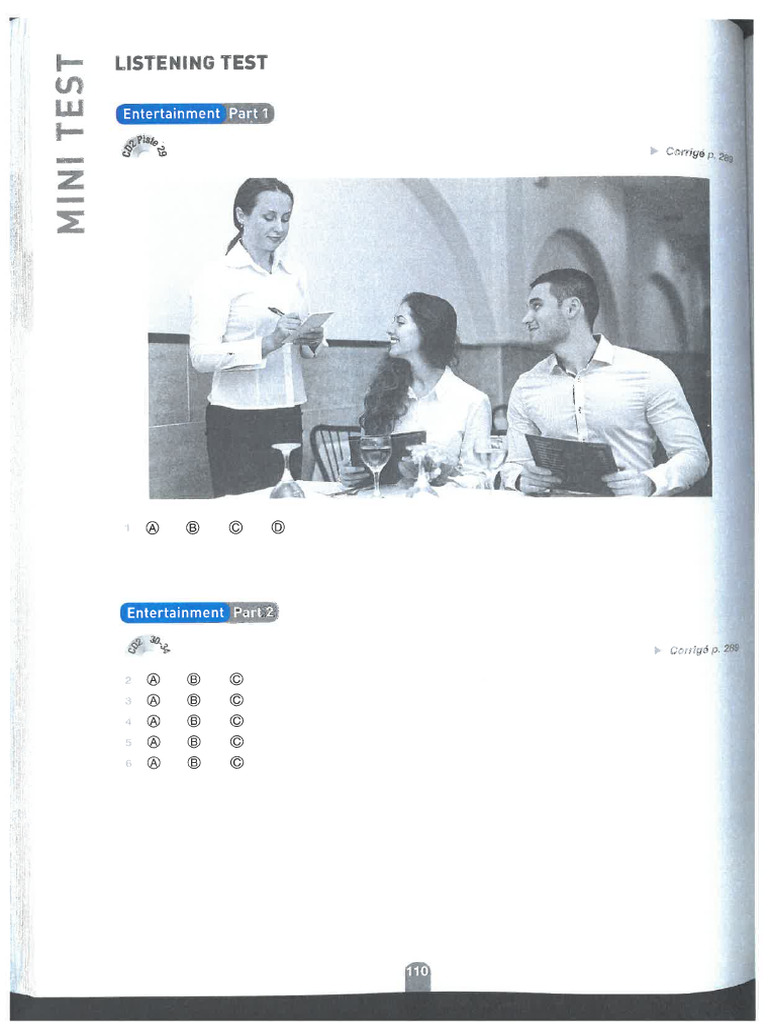 Part 4-Short Talks-Mini Test-New TOEIC-2018 | PDF