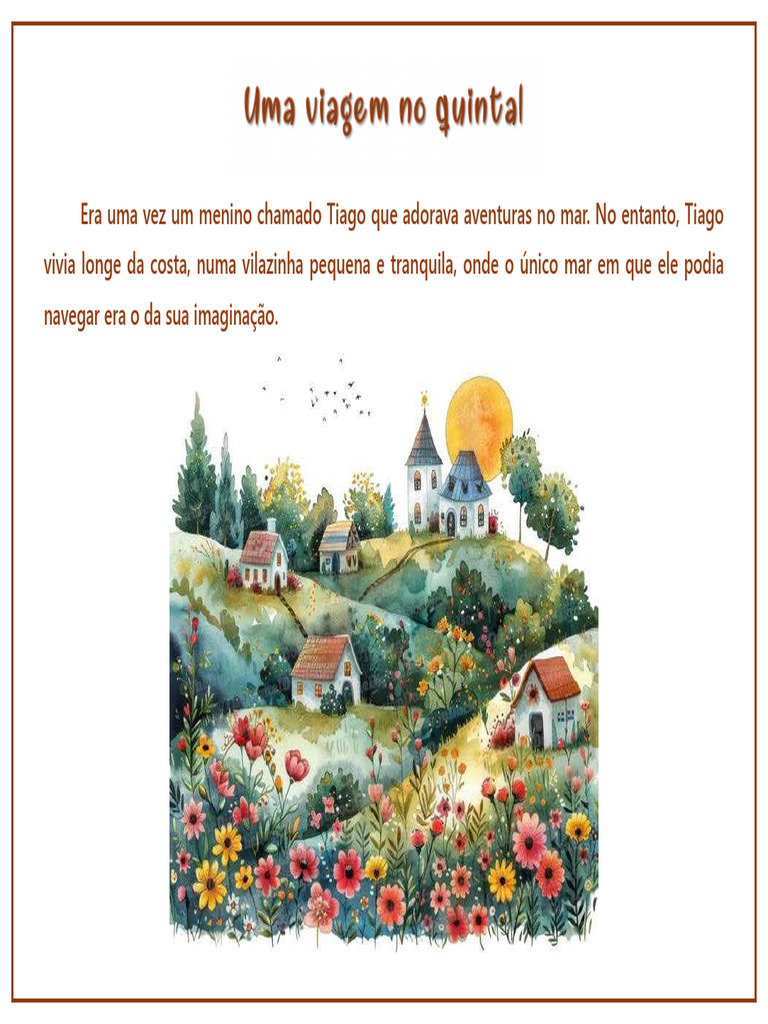 Aventura no Quintal de Tiago | PDF