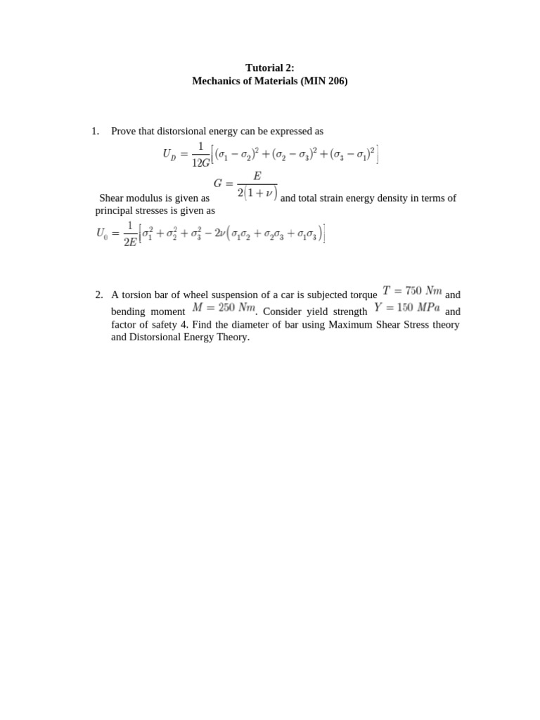 Tutorial2_Failure_Theory | PDF