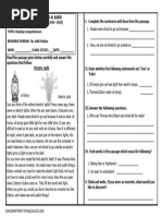 Grade 6 ELA Writing Scoring Guide | PDF | Lightning | Electricity