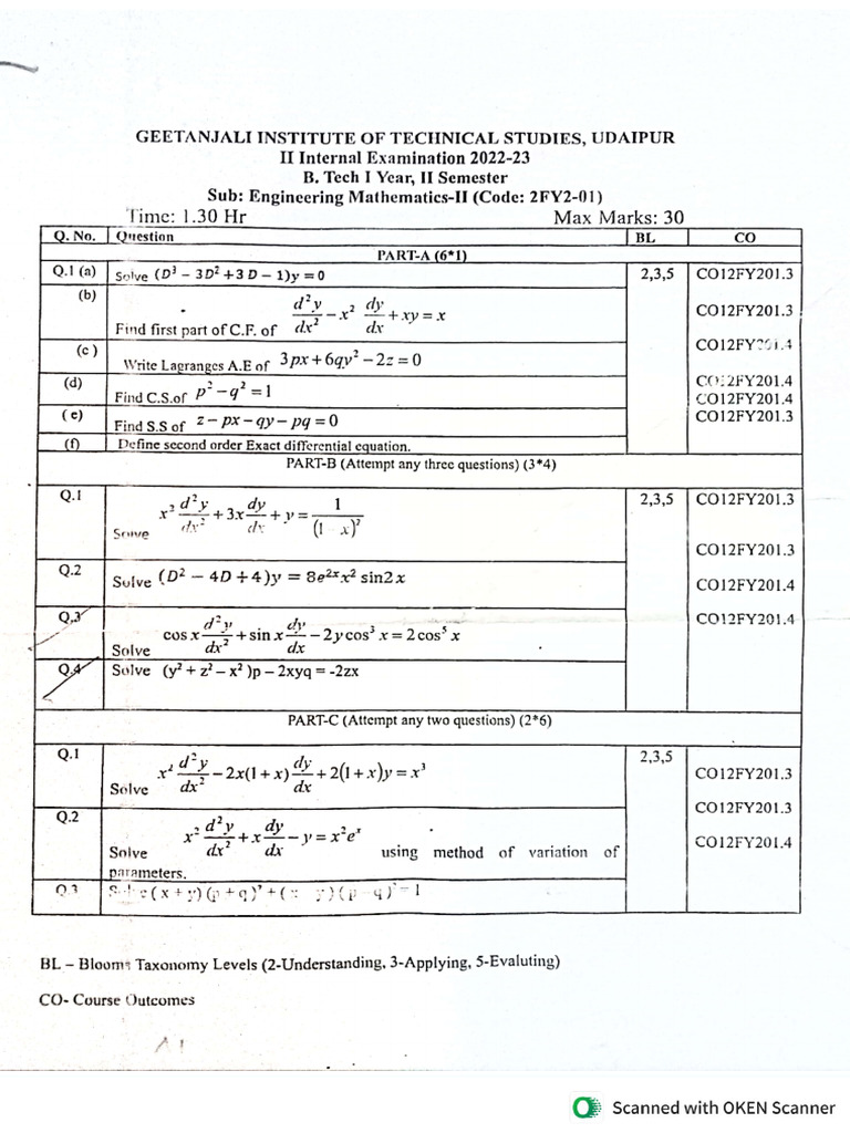 2nd Mid - Term. Pyqs | PDF