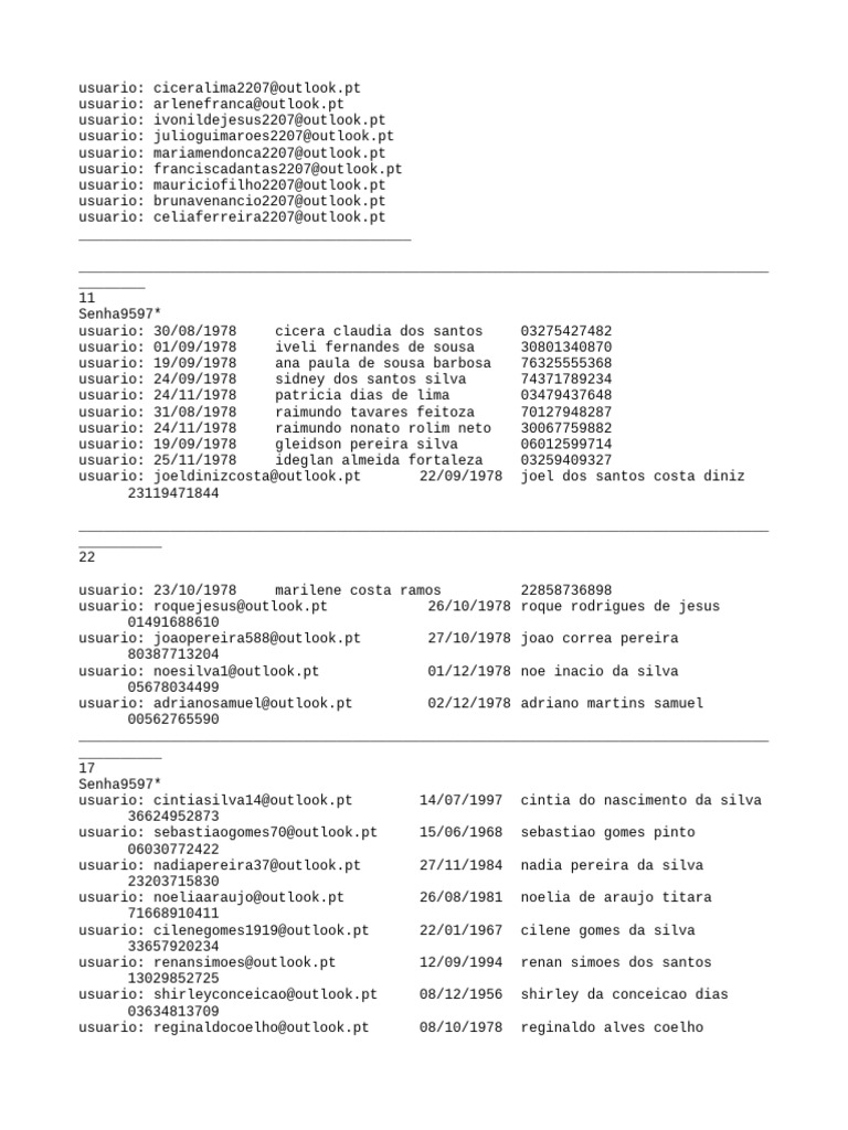 Lista Pronta Playpix 04 - 262 Uni PEGAR EMAIL | PDF | Brasil