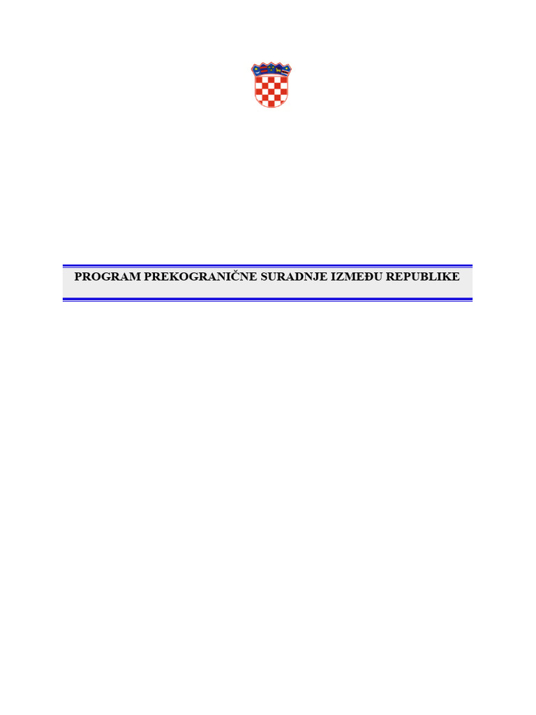 Upute Za Prijavitelje RH-BIH-2023 | PDF