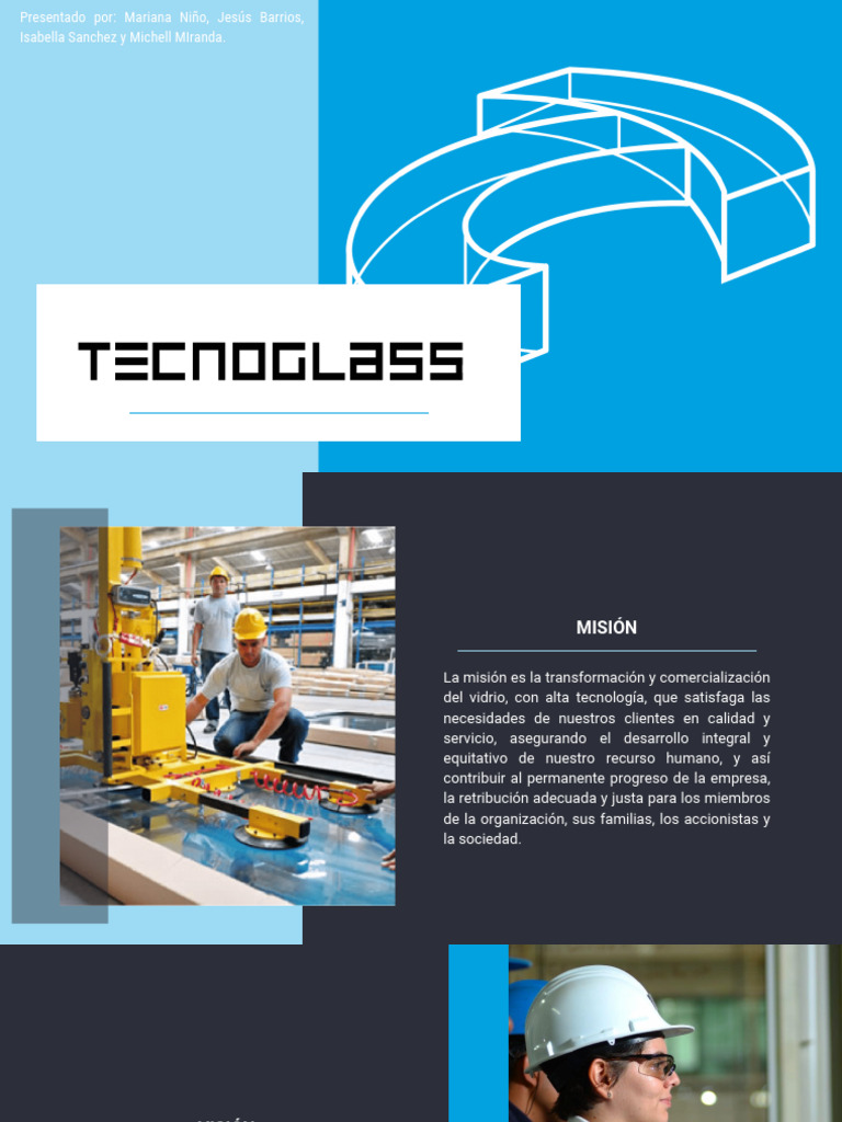 Misión y visión de Tecnoglass en vidrio | PDF