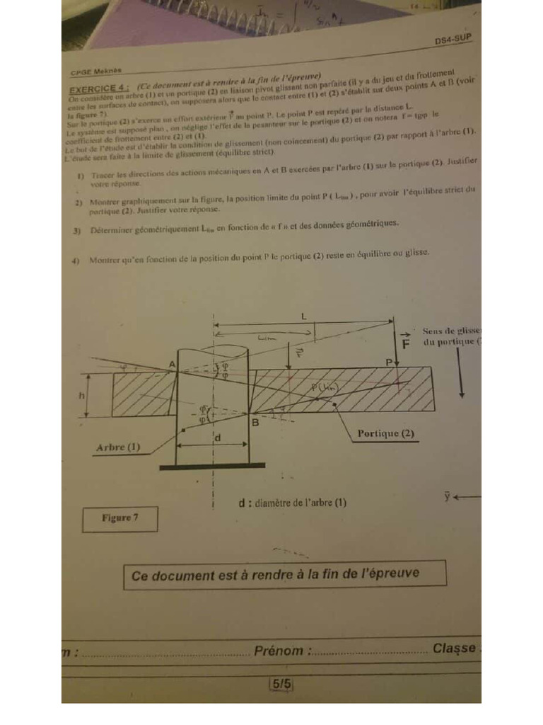 Arc Boutement Corrigé | PDF