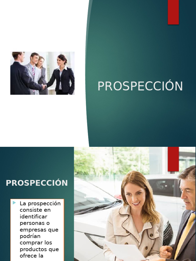 Proceso de La Venta Personal 1 Prospeccion | PDF | Ventas | Cliente