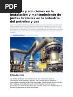 Uniones Bridadas | PDF | Tornillo | Ingeniería mecánica