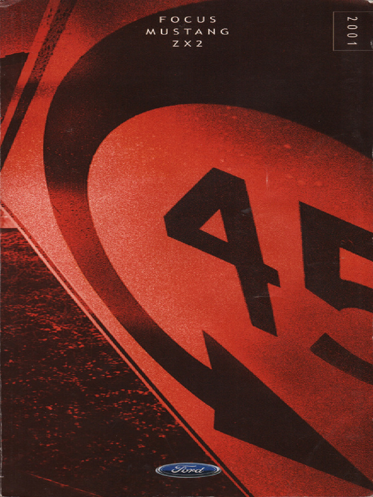 2001 Ford Focus Mustang ZX2 | PDF