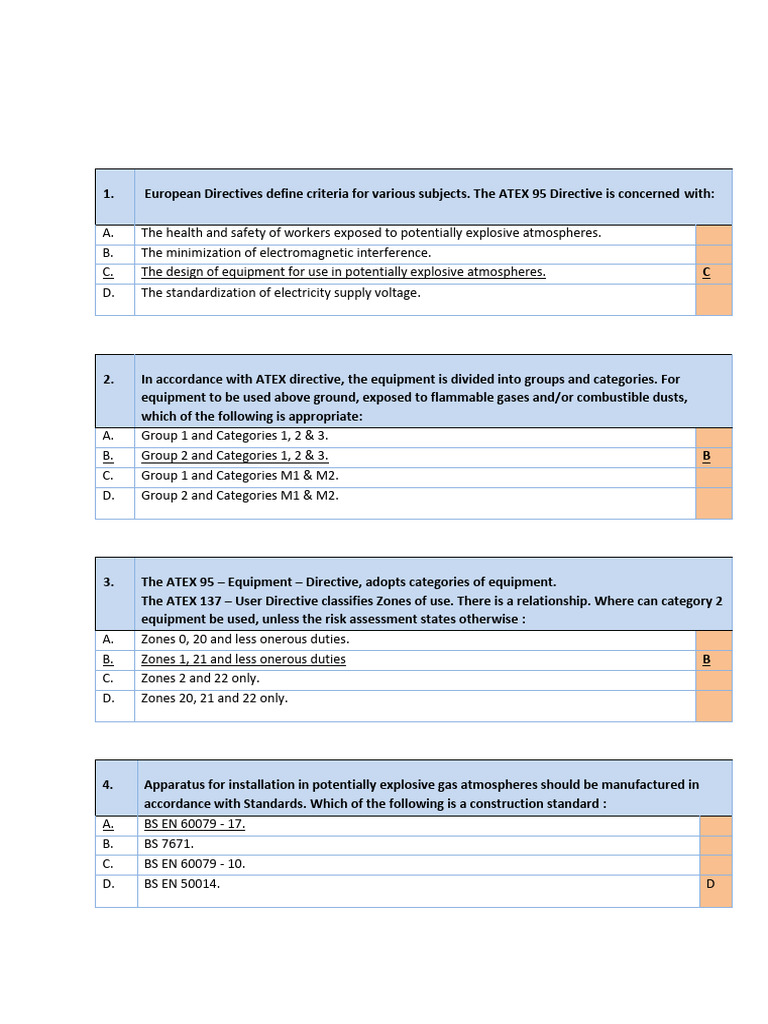 Compex Exam Questions and Answers | PDF | Electricity | Electrical ...