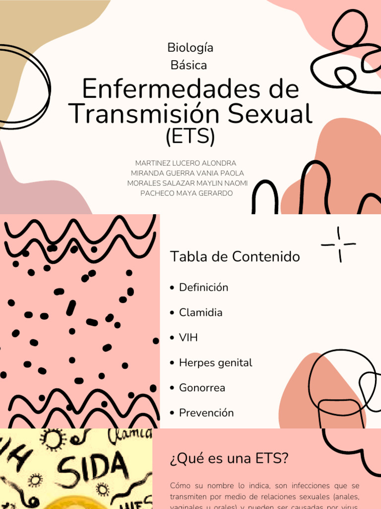 Ets PDF | PDF | Infección transmitida sexualmente | Especialidades Medicas