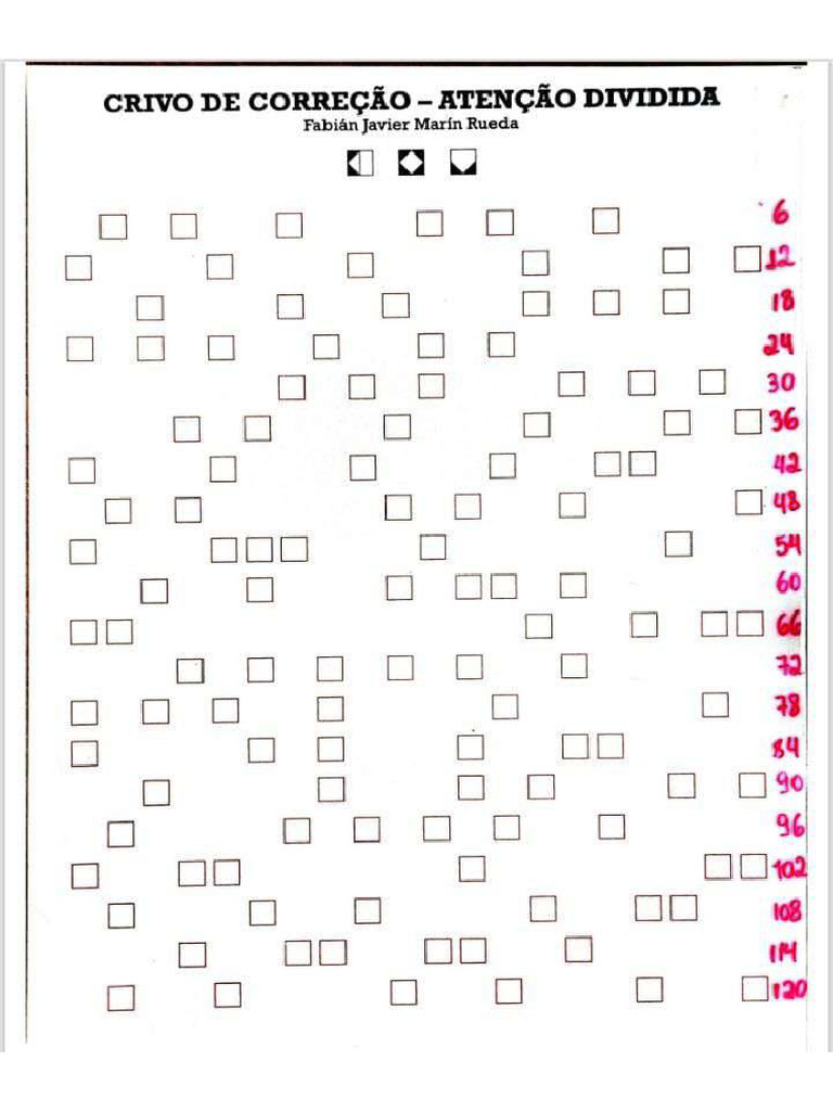 Crivo BPA - Atenção Dividida | PDF