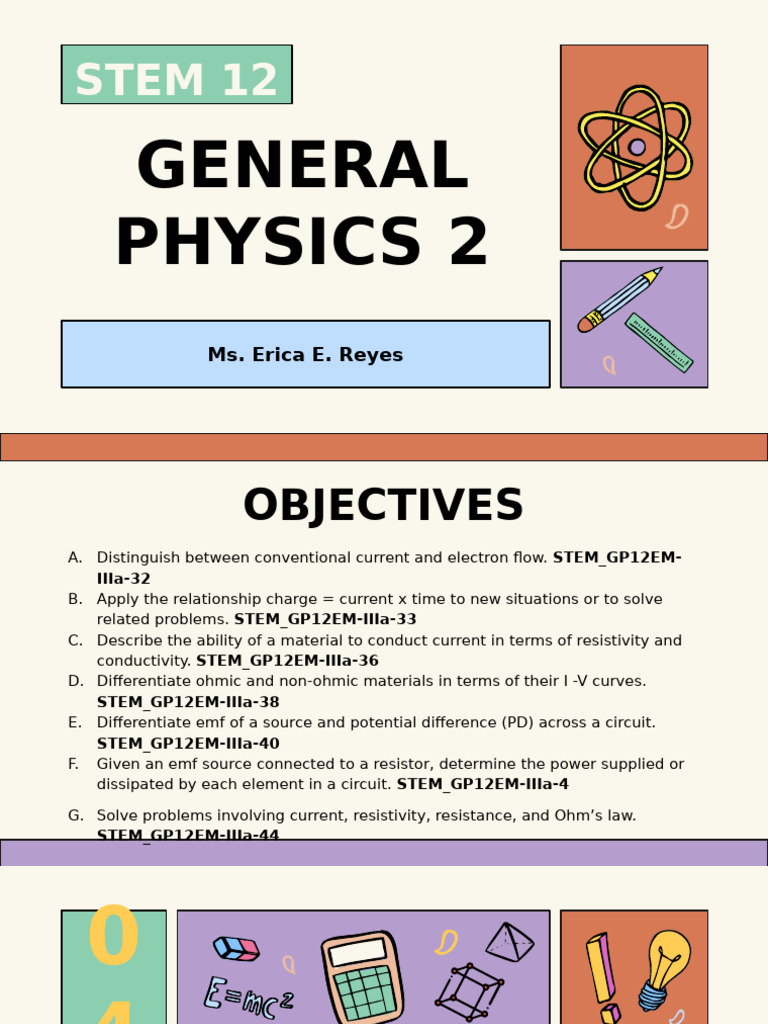 GP2 Lesson 4 Electrodynamics | PDF | Resistor | Electrical Resistivity And Conductivity