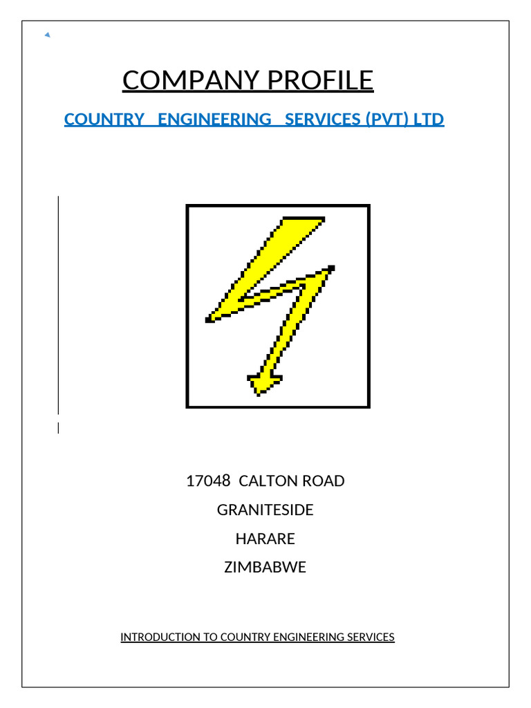 Country Engineering Services Overview | PDF | Engineering | Electricity