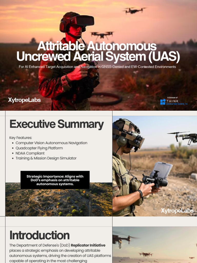 AI-Driven UAS for Military Operations | PDF | Unmanned Aerial Vehicle ...