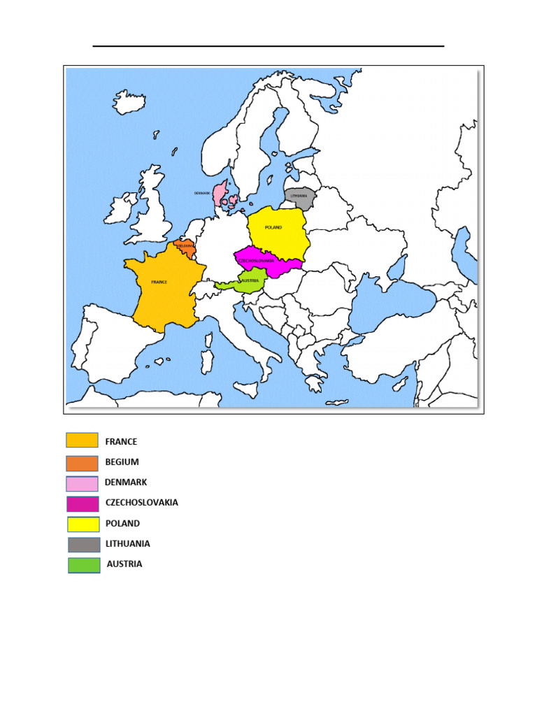 Nazi Germany's Territorial Expansion Map | PDF