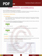 Reglas Básicas Algebraicas | PDF | Métodos y materiales de enseñanza