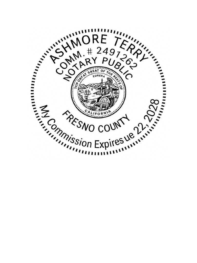 Notary Seal Ashmore Terry | PDF