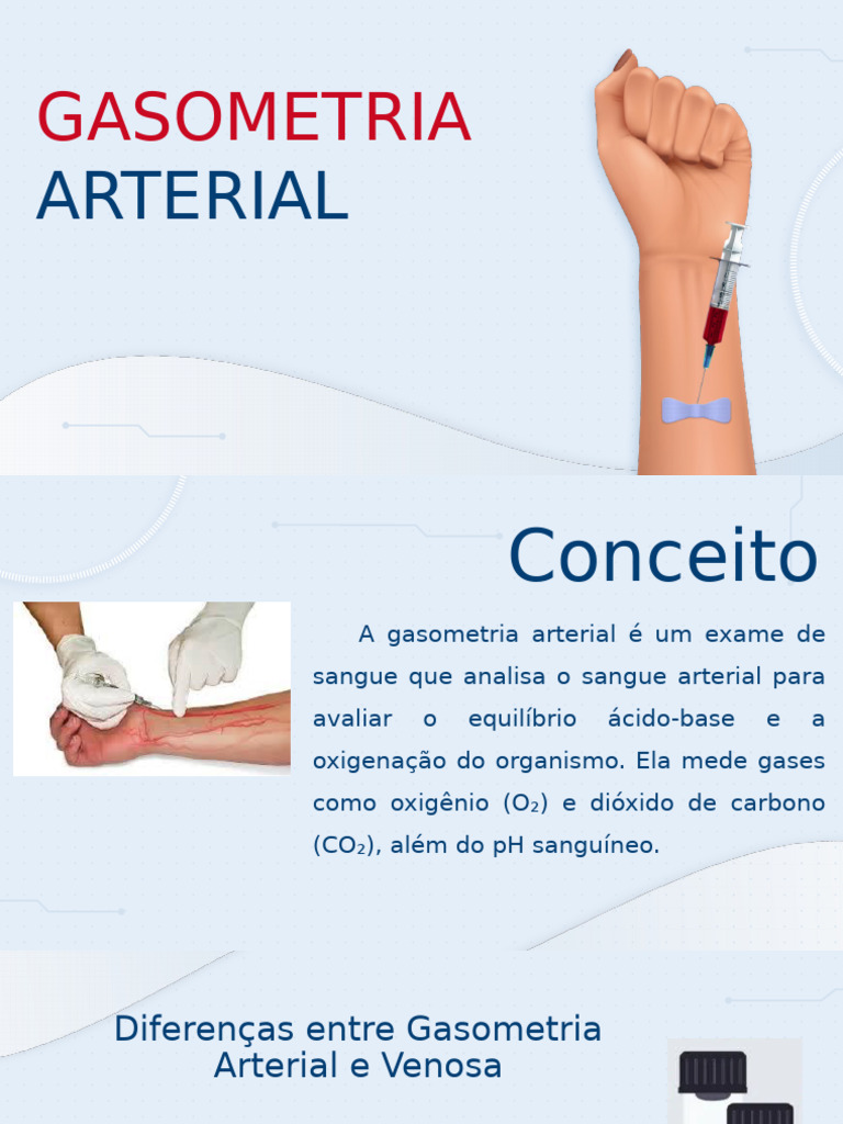 Gasometria Arterial: Exame e Interpretação | PDF | Especialidades ...