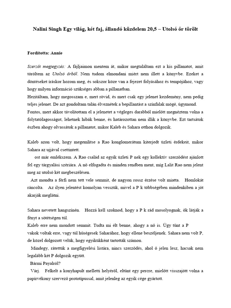 Nalini Singh - Egy világ, két faj, állandó küzdelem 20,5 Utolsó őr ...