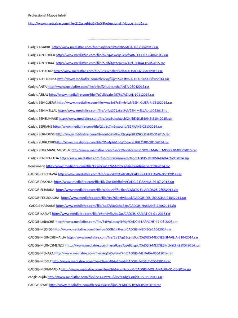 Cadgis Maroc | PDF | Morocco