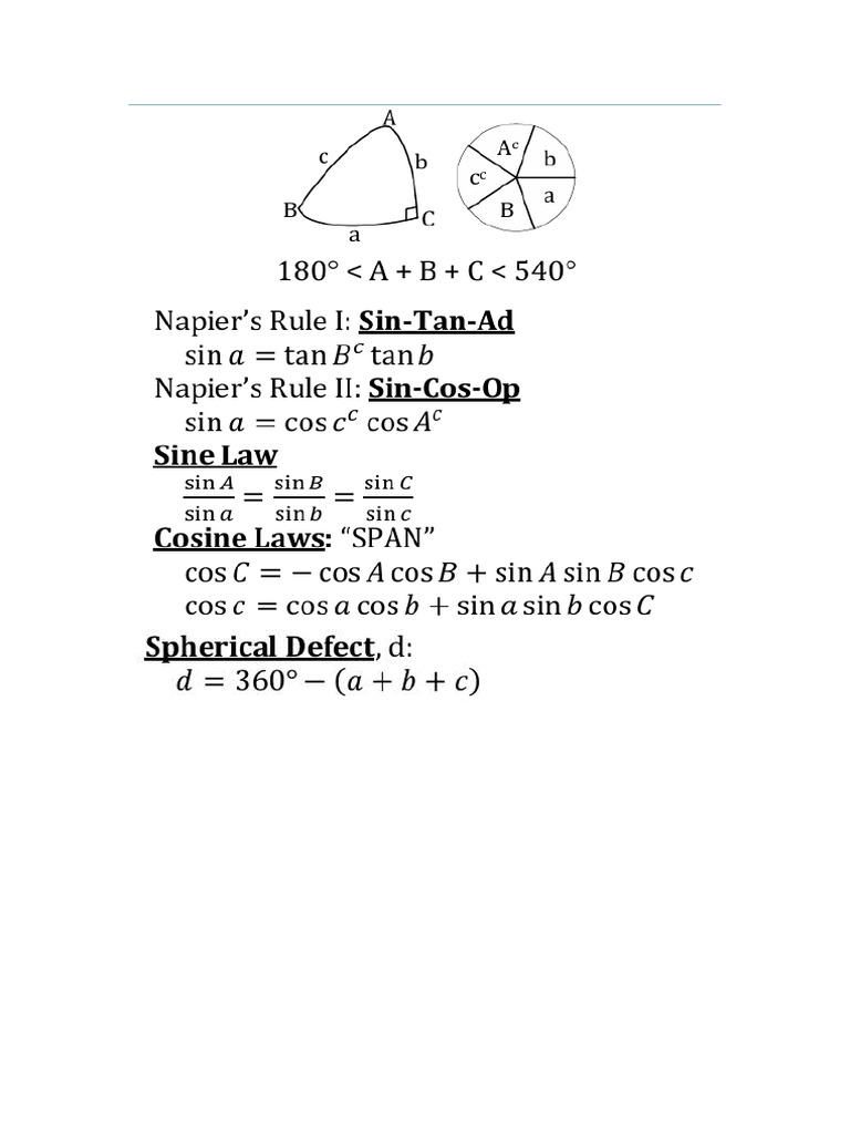 Spherical and Analytic Geometry | PDF