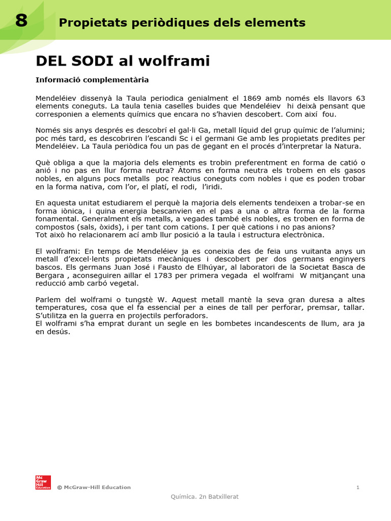 Solucionari U8 | PDF