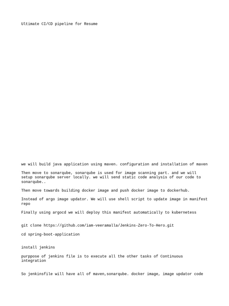 Ultimate CICD pipeline | PDF