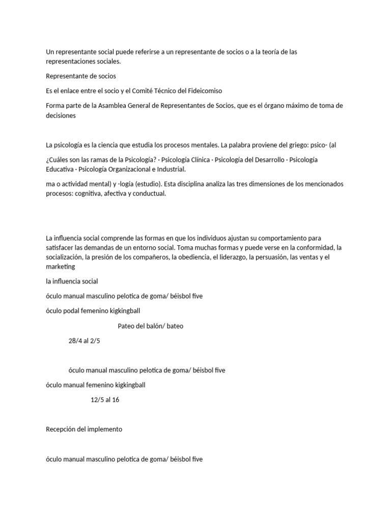 Representacion Social | PDF