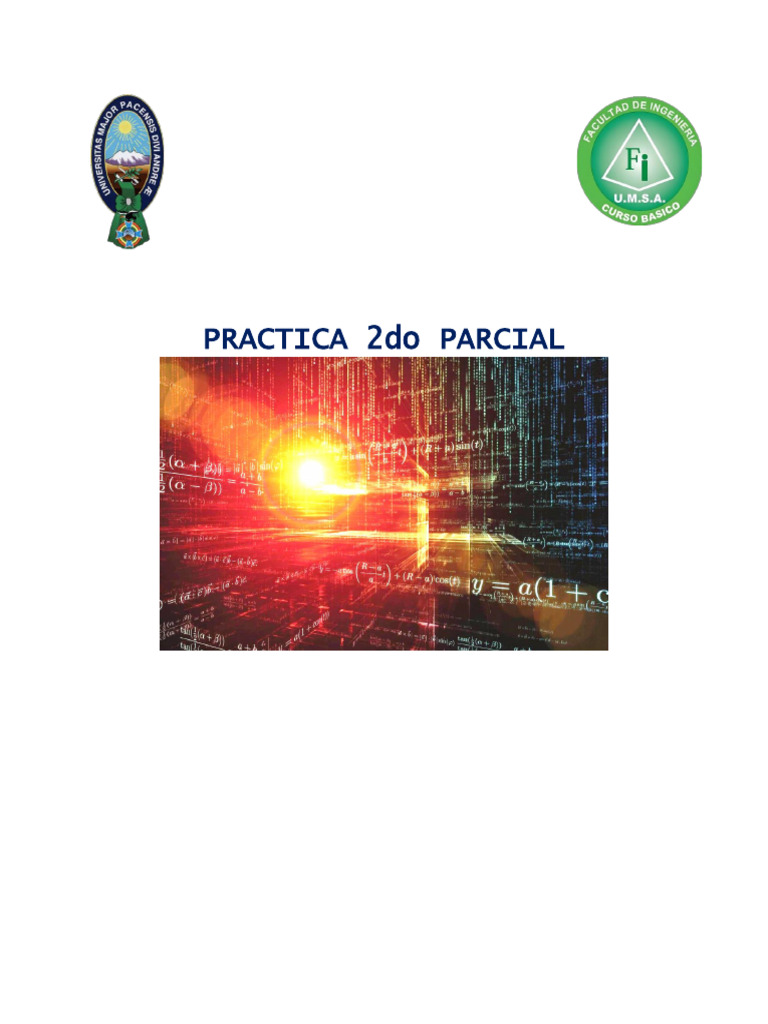 Practica Segundo Parcial Calculo I - G A - 2025 | PDF | Línea (geometría) | Triángulo