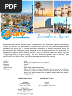 Spain Travel Itinerary | PDF