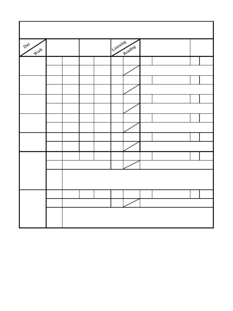 IELTS Program Schedule Overview | PDF