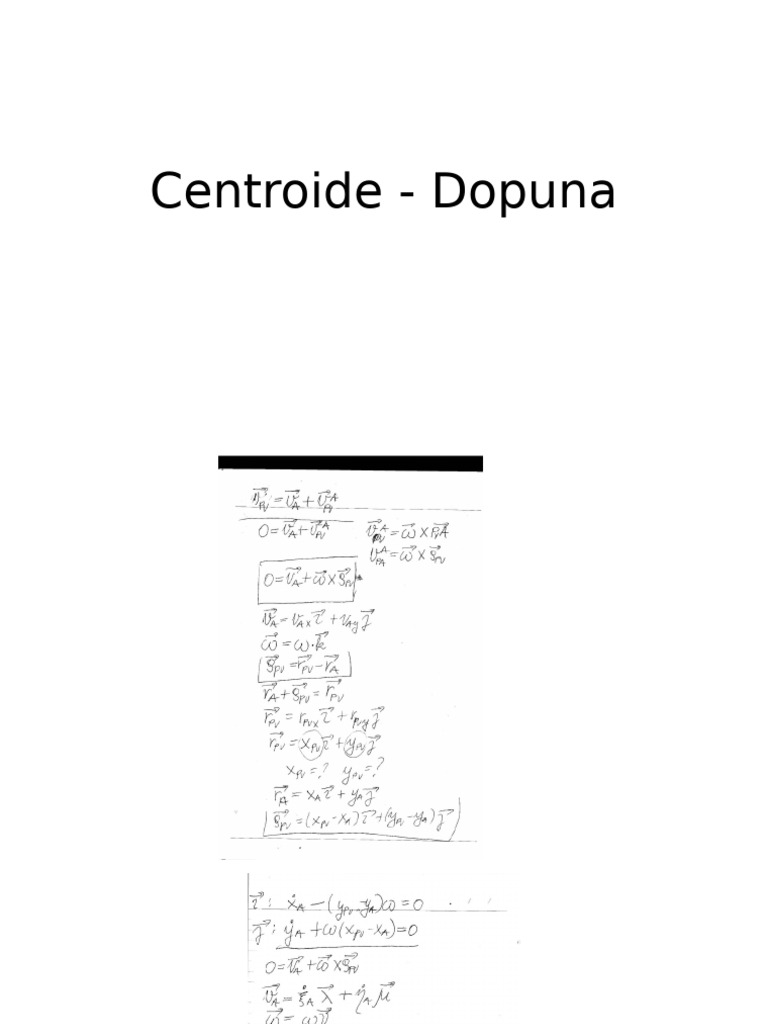 Centroide - Dopuna | PDF