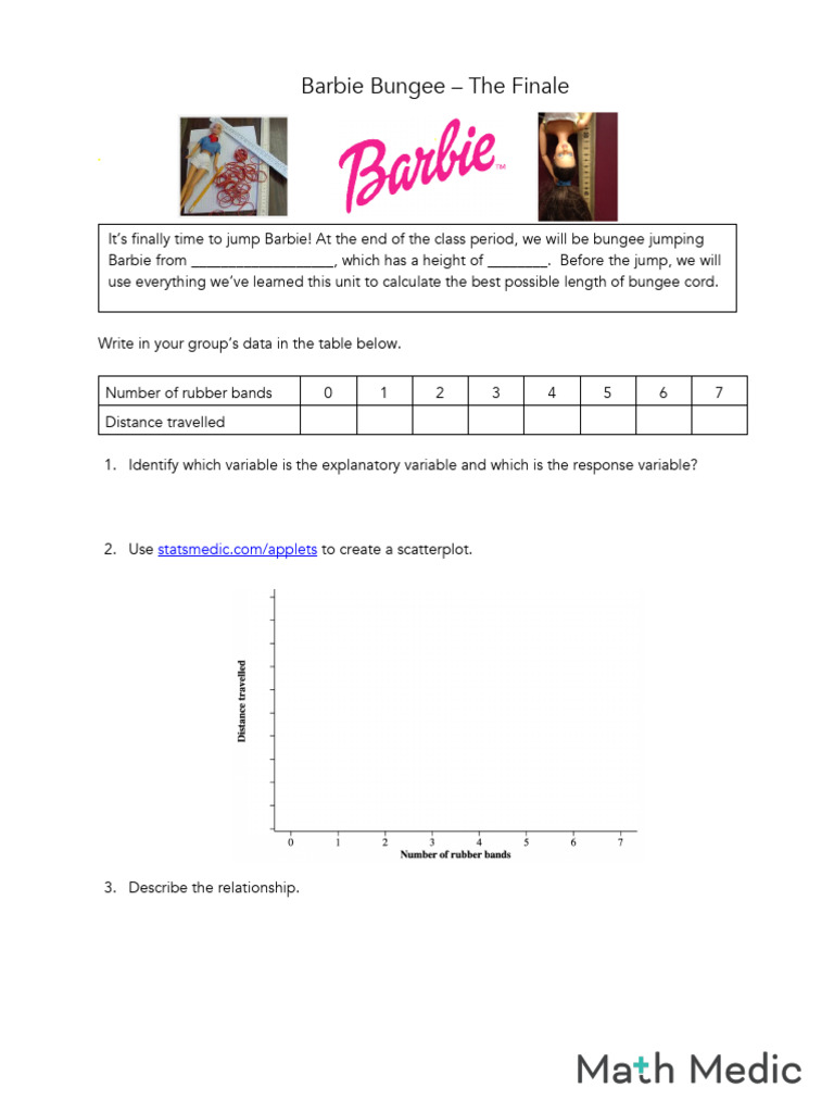 Barbie Bungee Jump Data Analysis | PDF