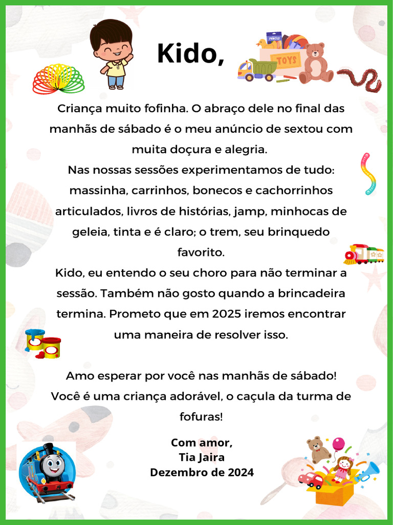 Carta de Assentimento de Kido | PDF
