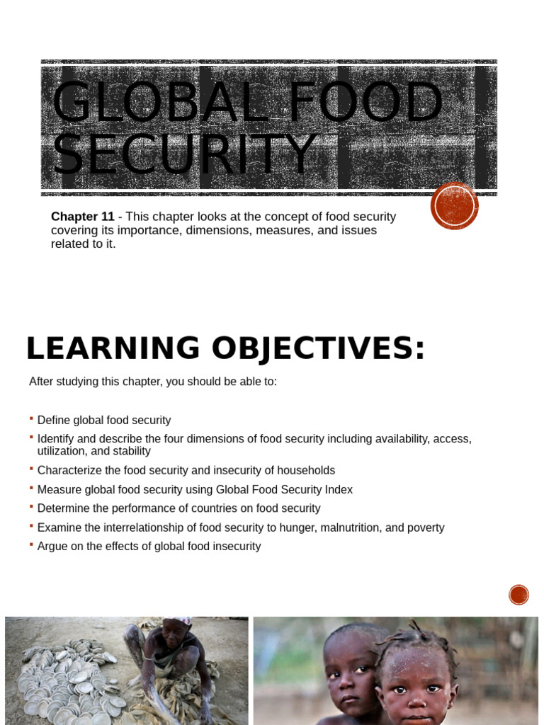 GE 5 Chapter 11 Global Food Security | PDF | Food Security | Economies