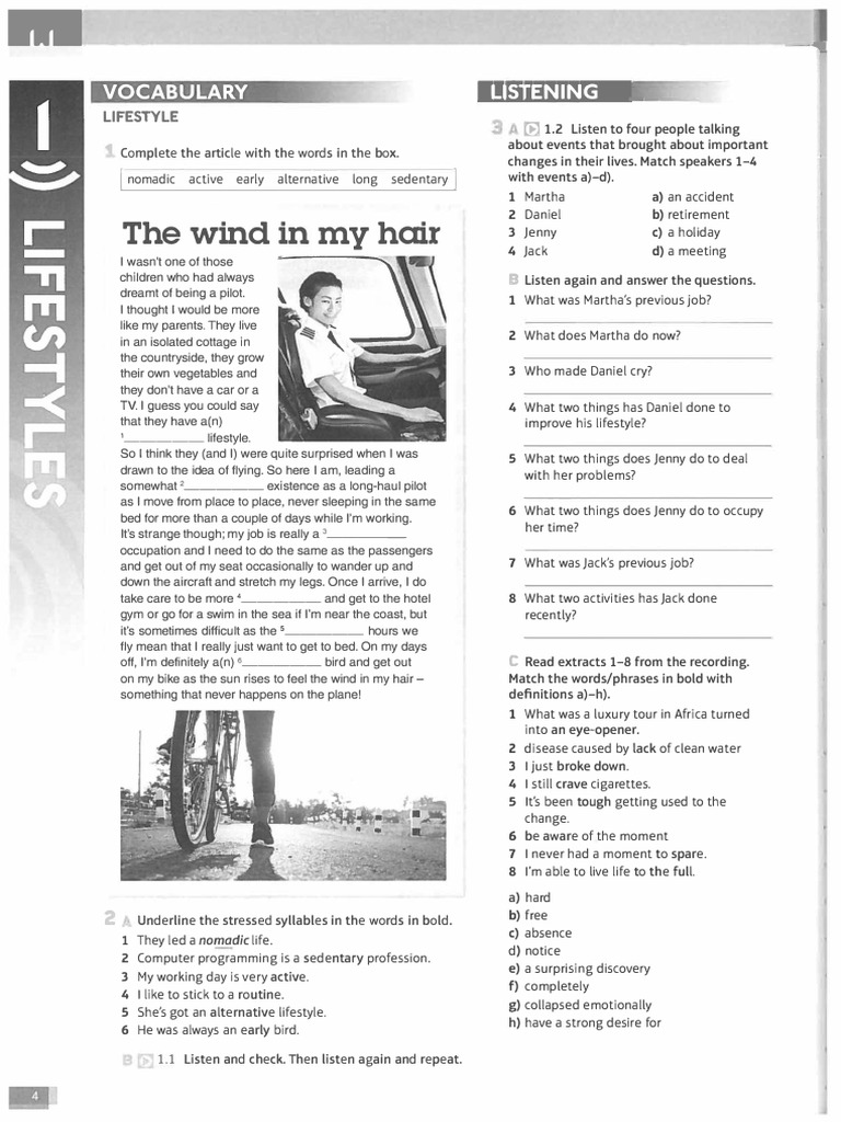 Kami Export - SO2nd Intermediate Plus Workbook - Unit 1 | PDF | Syntax | Grammar