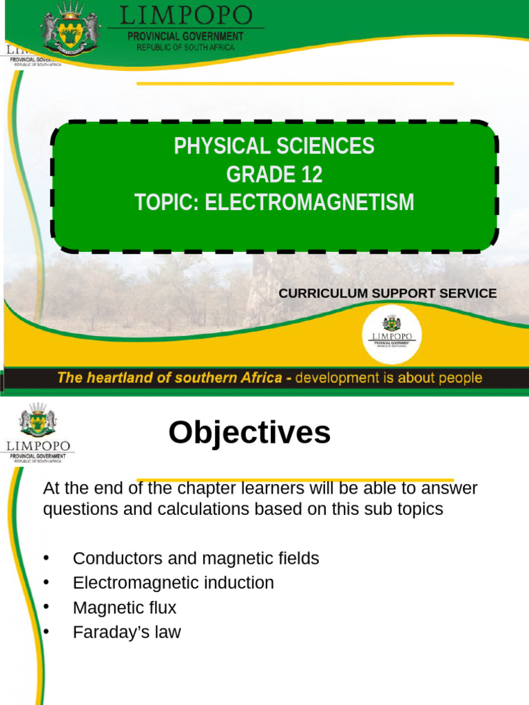 Faraday's Law in Electromagnetism | PDF | Magnetic Field ...