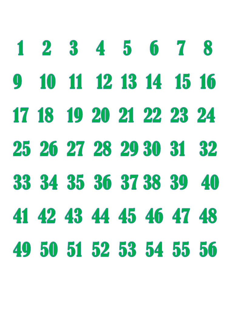 Numeros Verdes | PDF