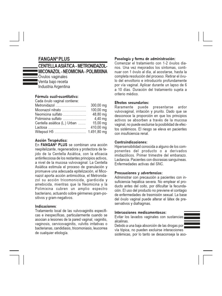 66 Fangan Plus | PDF | Medicina | Drogas