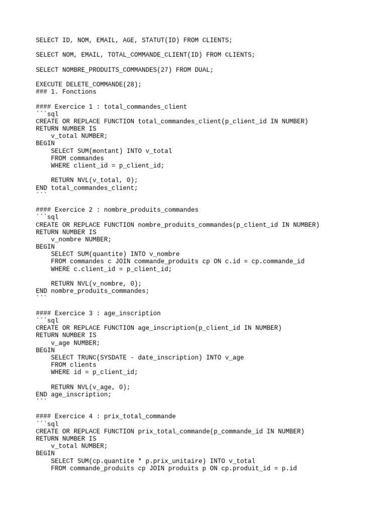 Exercices - Fonc Procédures Try | PDF | Computer Programming | Computing