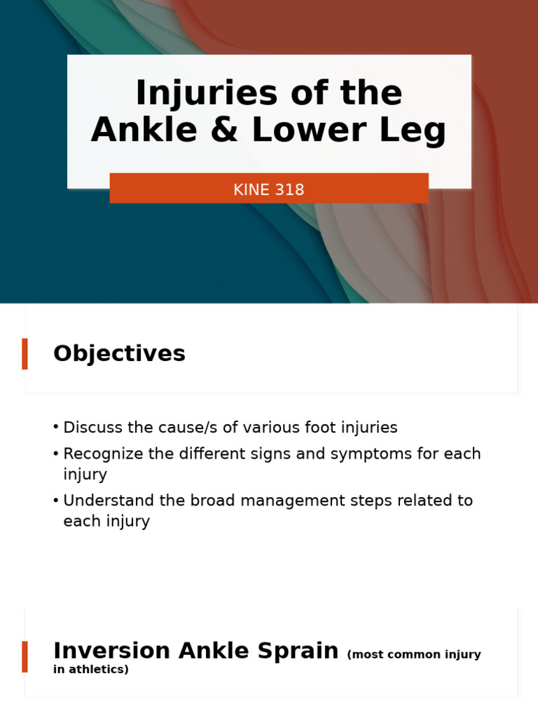 Injuries of The Ankle & Lower Leg | PDF | Ankle | Human Leg