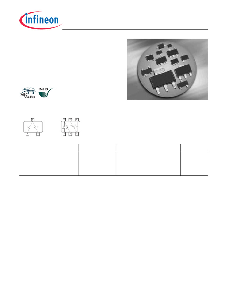 Bav99, Bav99s, Bav99u, Bav99w Infineon | PDF | Diode | Electrical ...