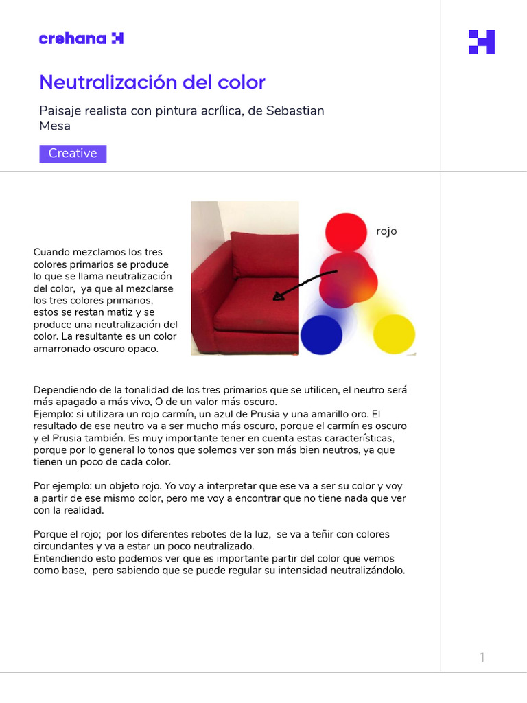 Neutralización Del Color - Valor en El Color-Contraste Simultaneo | PDF ...