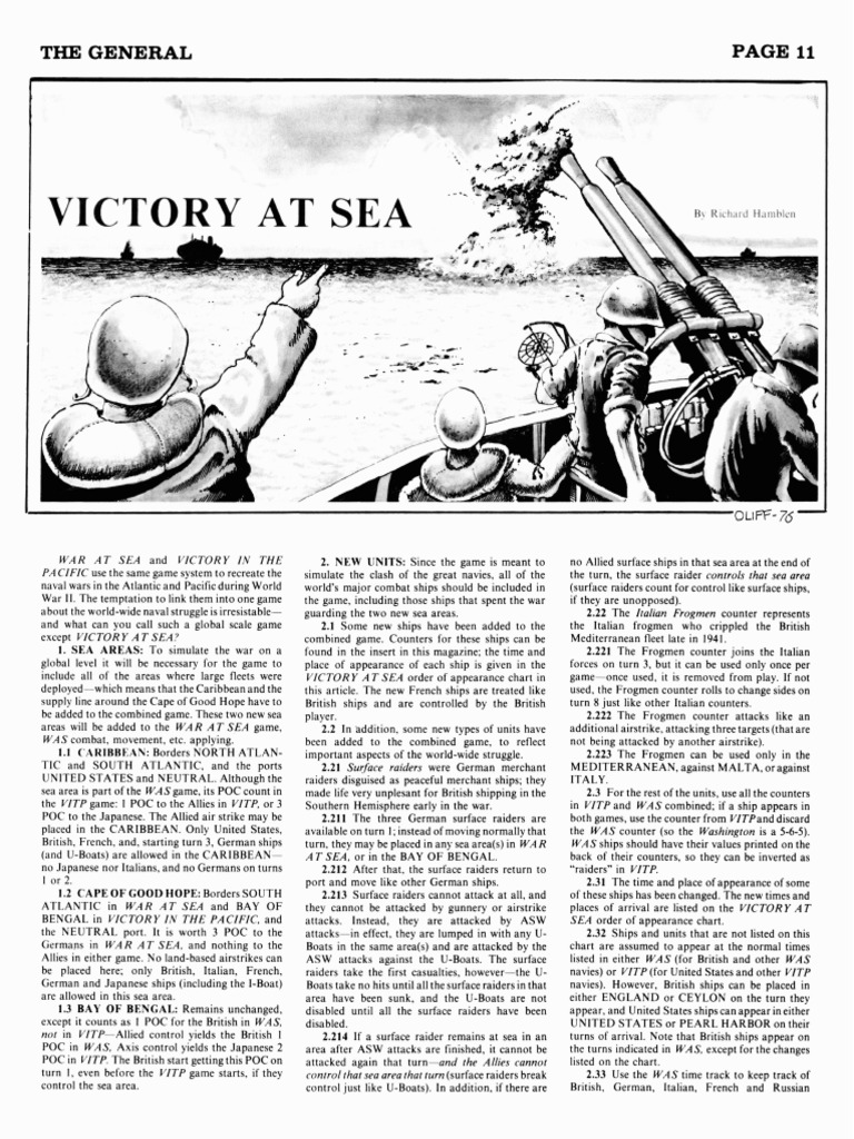 Victory at Sea Game Overview | PDF | Anti Submarine Warfare | U Boats