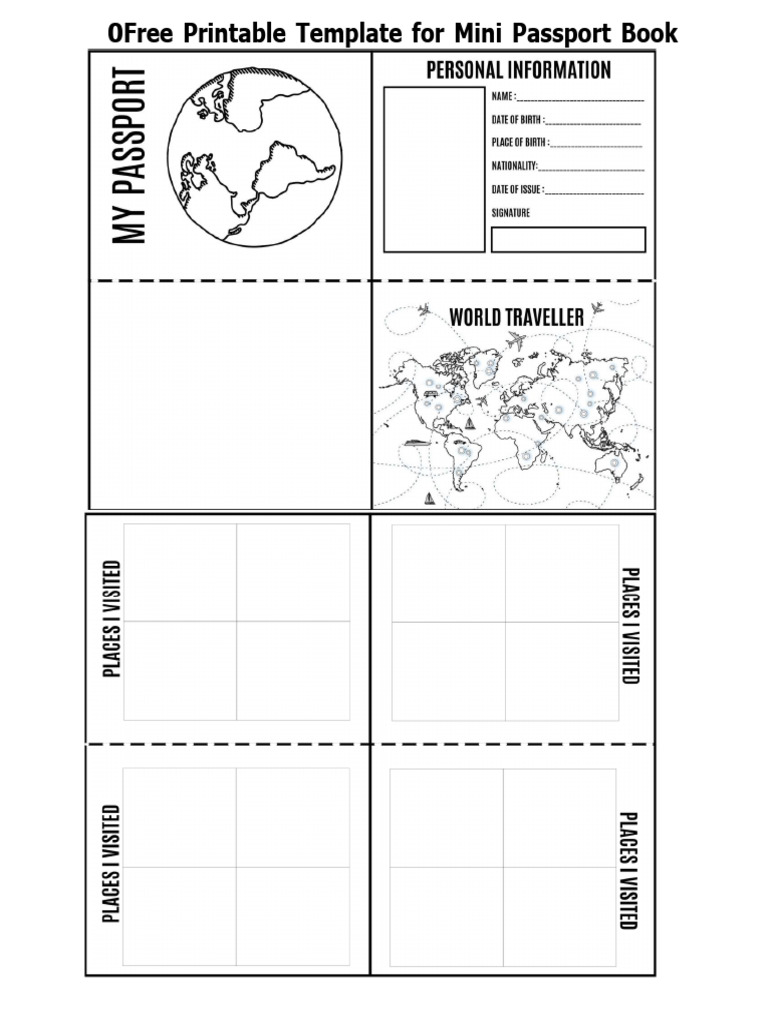 Mini Passport Book | PDF