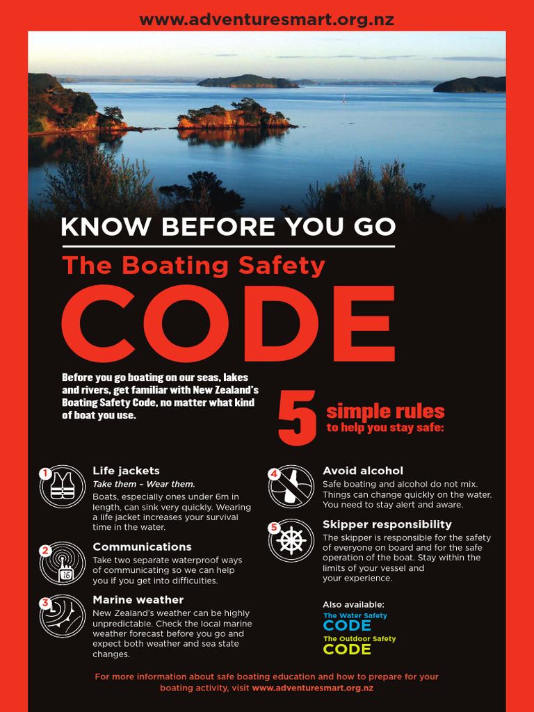 New Zealand Boating Safety Tips | PDF