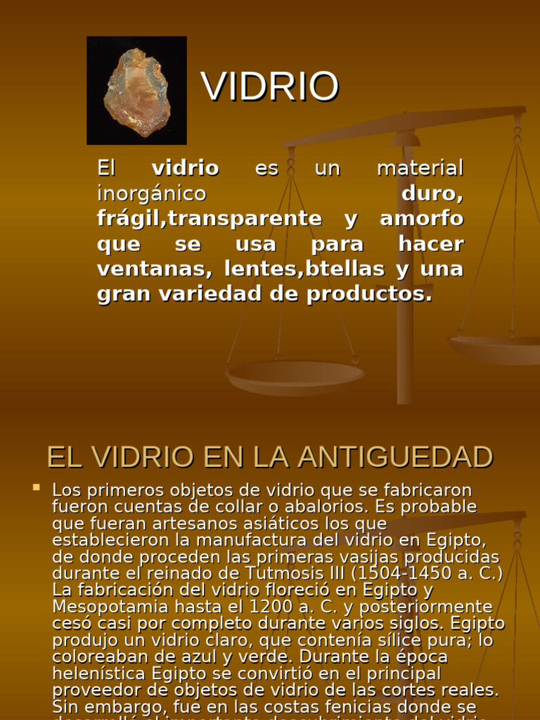 VIDRIO expostark | PDF | Lentes | Materiales